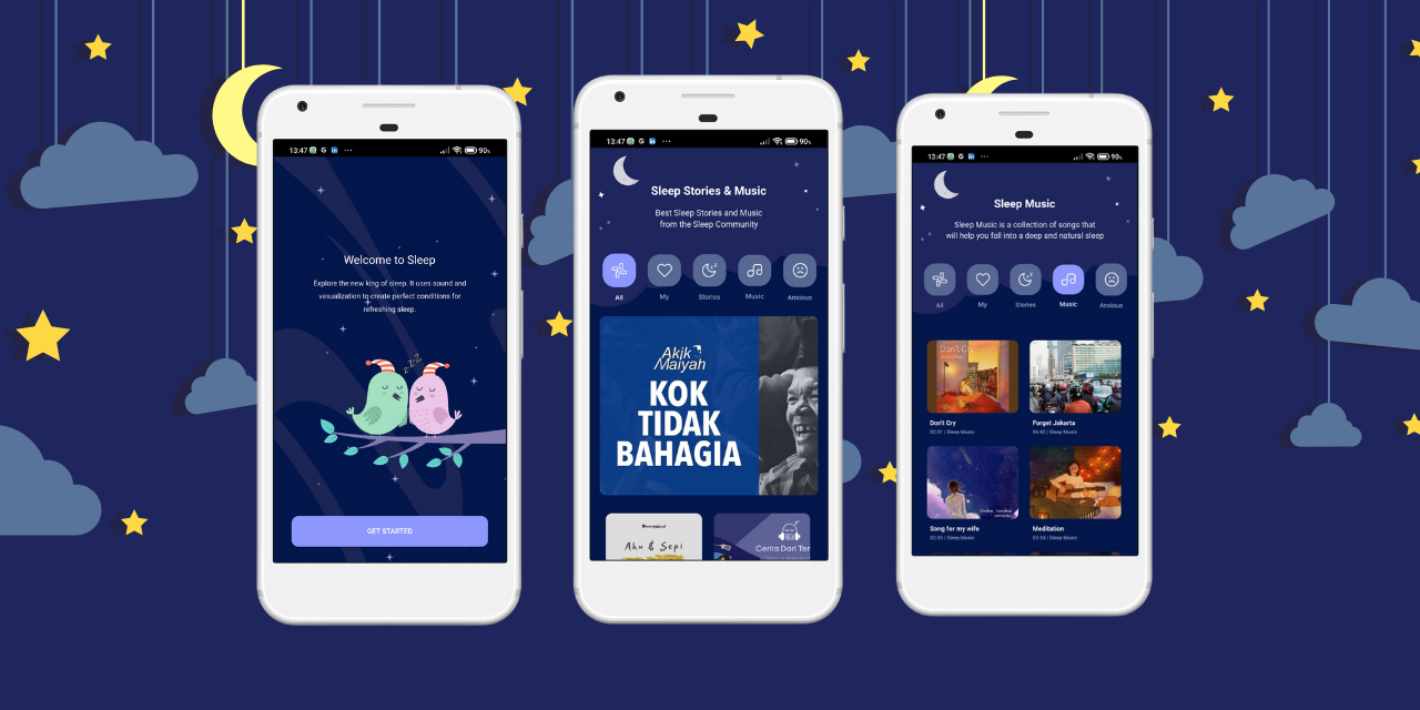 Flutter Sleep App - Cross-Platform & Responsive · Utrodus Said Al Baqi | Flutter Developer ...